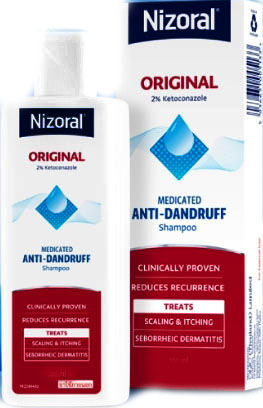 Nizoral 2% Shampoo 50ml.แชมพูยาขจัดรังแค ปัญหาโรคผิวหนัง เกลื้อน เชื้อรา