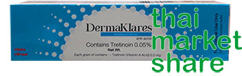 DermaKlares Anti-Acne Tretinoin 0.05% 20g. (สูตร Ratin A)