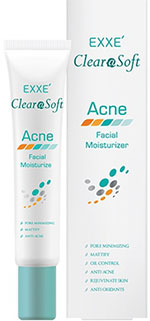 Exxe Clearasoft Acne Facial Moisturizer 30g. คลียราซอฟท์ แอคเน่ เฟเชียล ...