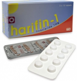 Harifin 1 แฮริฟิน (Finasteride 1mg) 30เม็ด