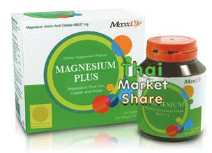 MaxxLife Magnesium Plus (แม็กไลฟ์) แมกนีเซียม พลัส 60เม็ด