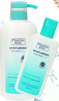 Pharmapure Moisturising Body Wash 1000ml. +แถม 450ml ฟรี 1ขวด