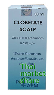 Poli Pharm Clobetate Scalp 0.05 30ml. คลอบีเตท สคาล์ฟ
