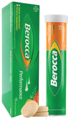 Berocca Performance Organge Flavour 15เม็ดฟู่ บีรอคคา เพอร์ฟอร์มานซ์ ...