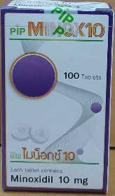 PIP Minox Minoxidil 10mg. 100เม็ด ไมน๊อก