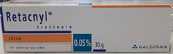 Retacnyl Cream Tretinoin 0.05% 30g. รีแทลนิล ครีม เรตินเอ (Ratin A)